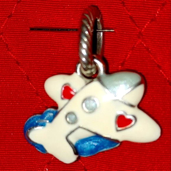 Brighton | Jewelry | Brighton Charm Painted Airplane | Poshmark